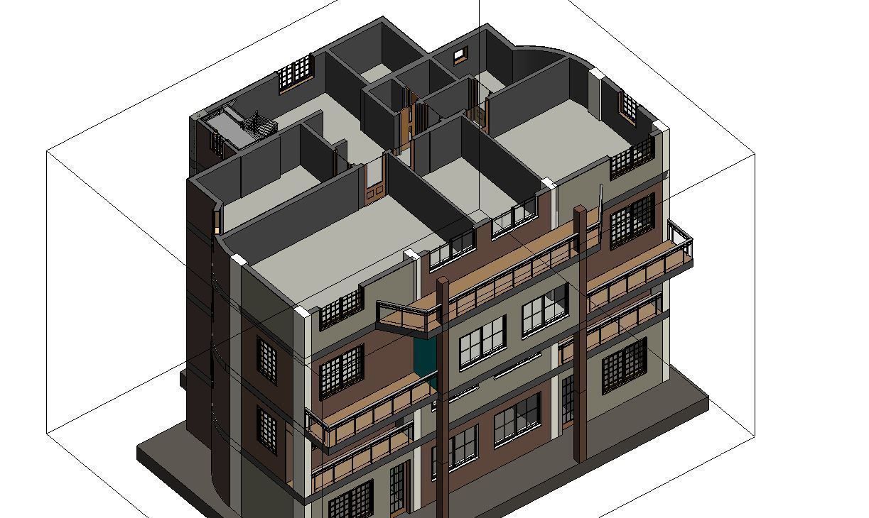 Revit Small House Design 3D model | CGTrader