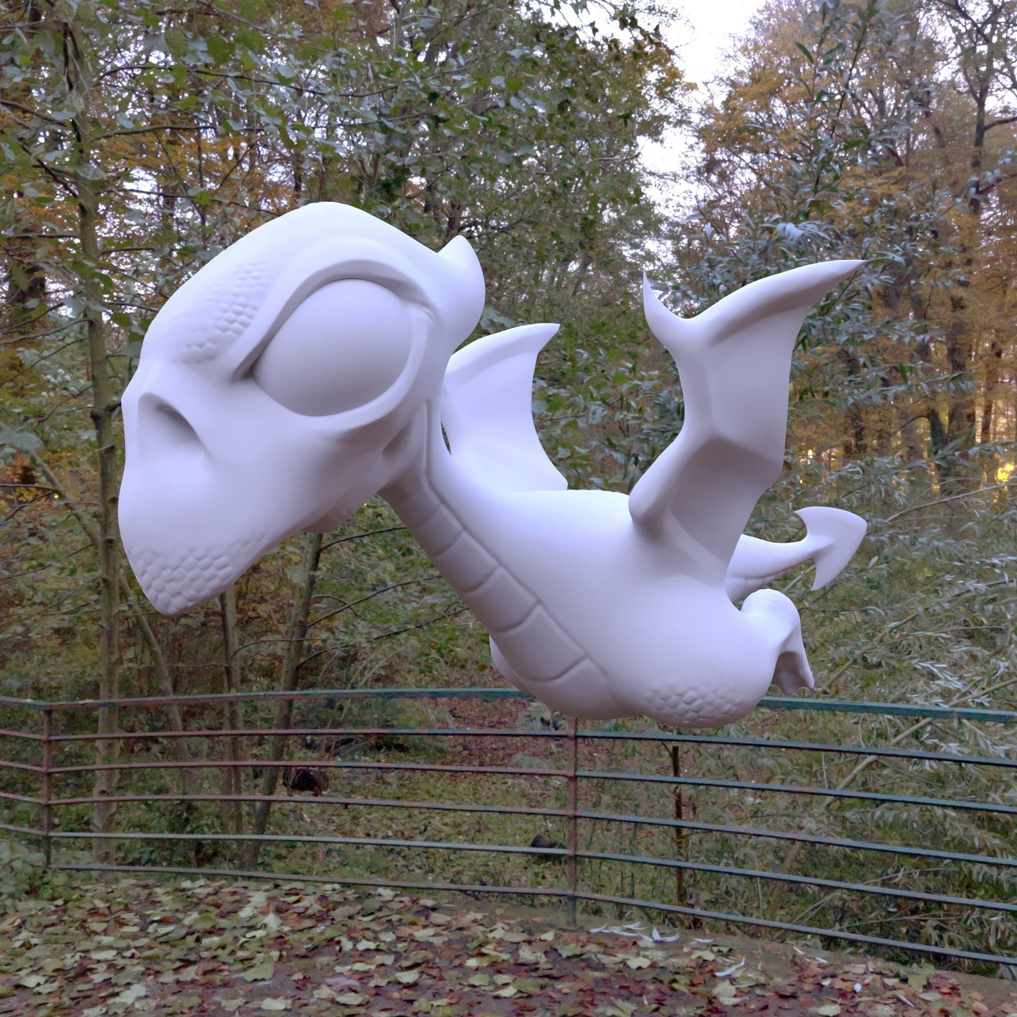 3D model Cartoon Dragon low-poly 3D model VR / AR / low-poly | CGTrader