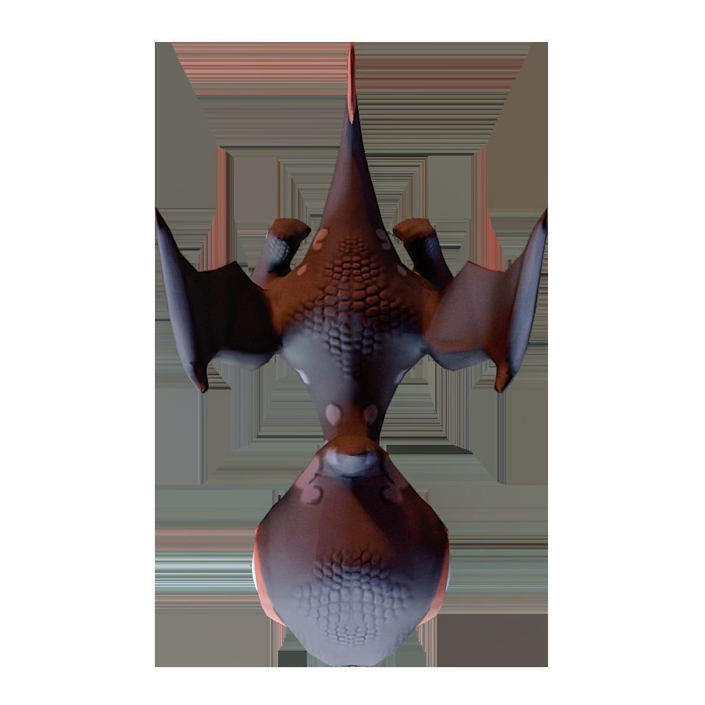 3D model Cartoon Dragon low-poly 3D model VR / AR / low-poly | CGTrader