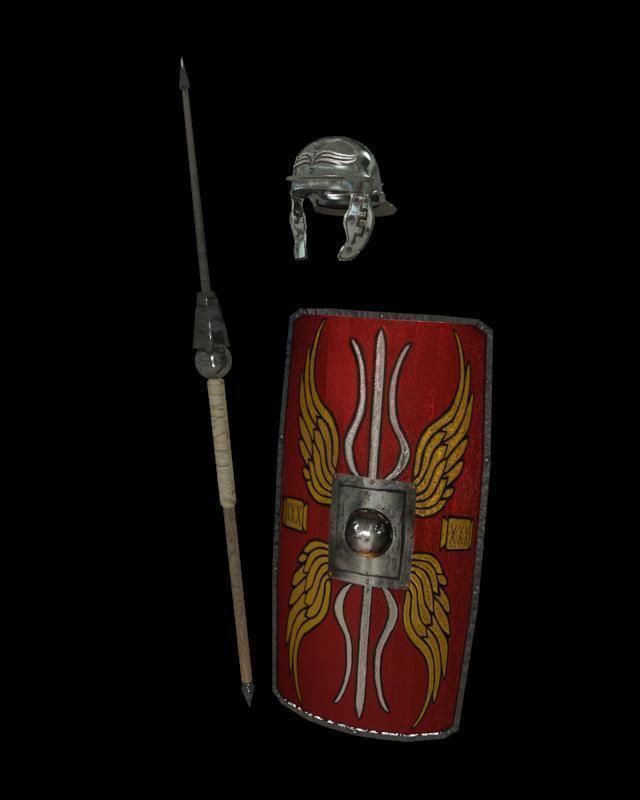 3D model Roman armor VR / AR / low-poly | CGTrader