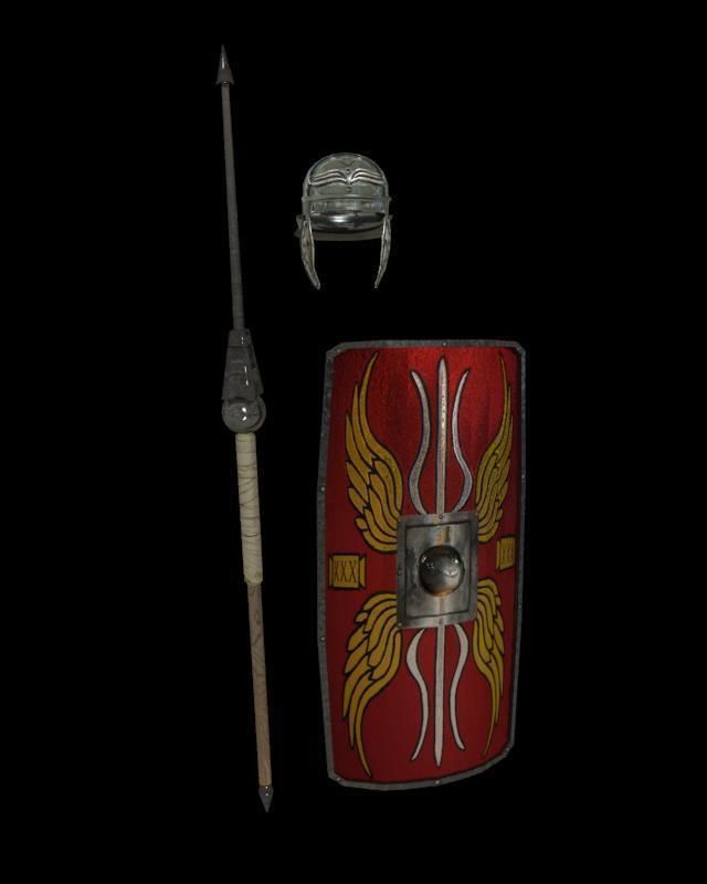 3D model Roman armor VR / AR / low-poly | CGTrader