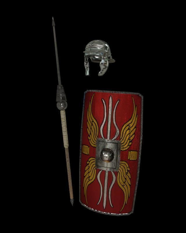 3D model Roman armor VR / AR / low-poly | CGTrader