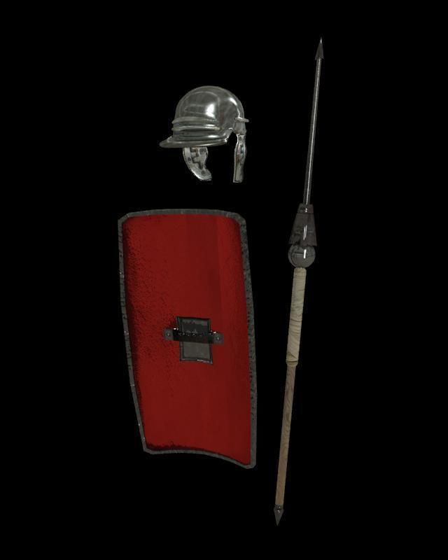 3D model Roman armor VR / AR / low-poly | CGTrader