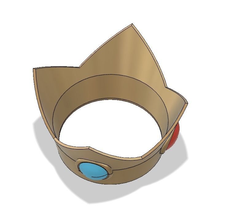 Princess Peach Crown 3D model 3D printable | CGTrader