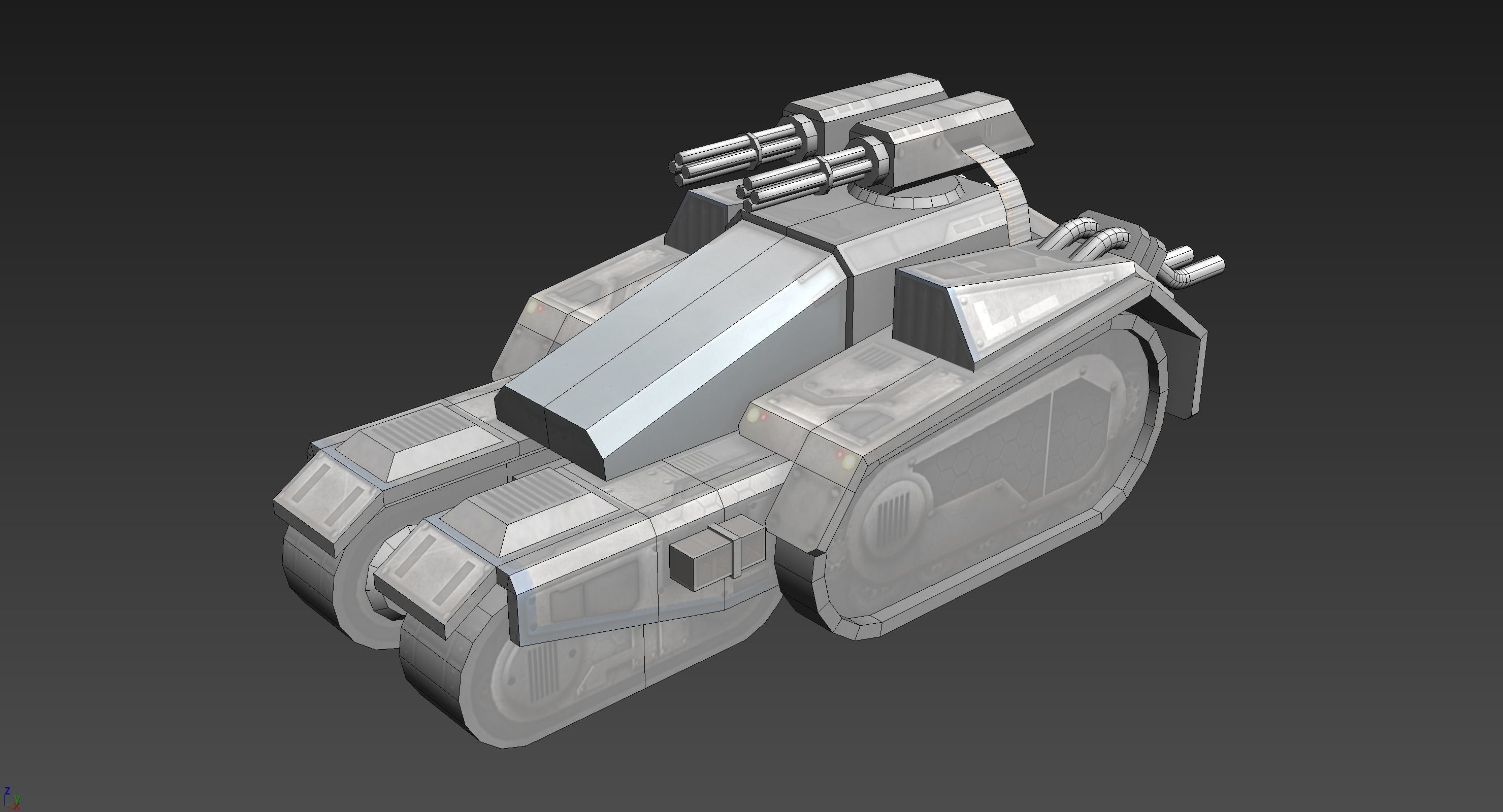 3D model Recon tank VR / AR / low-poly | CGTrader
