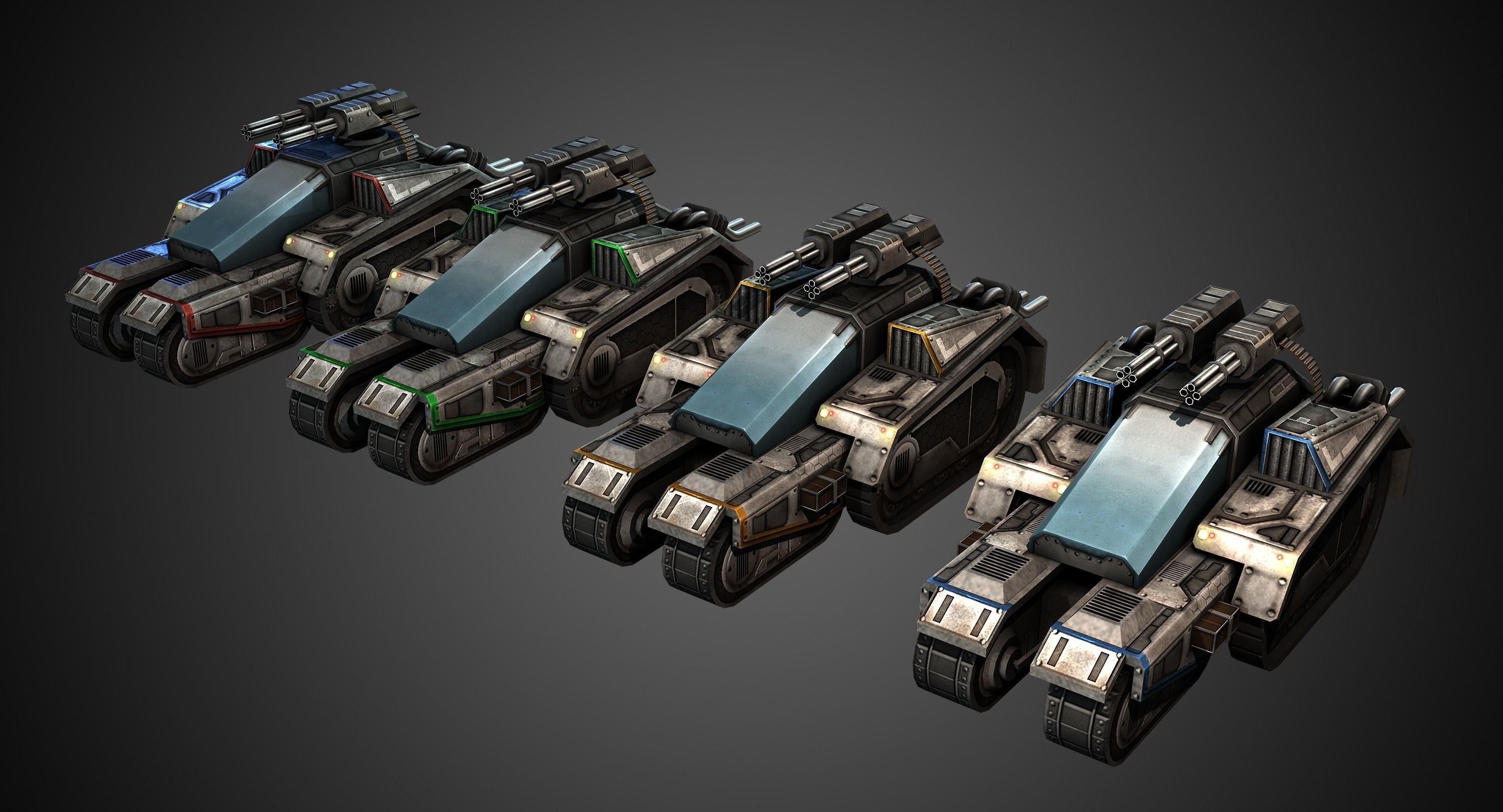 3D model Recon tank VR / AR / low-poly | CGTrader