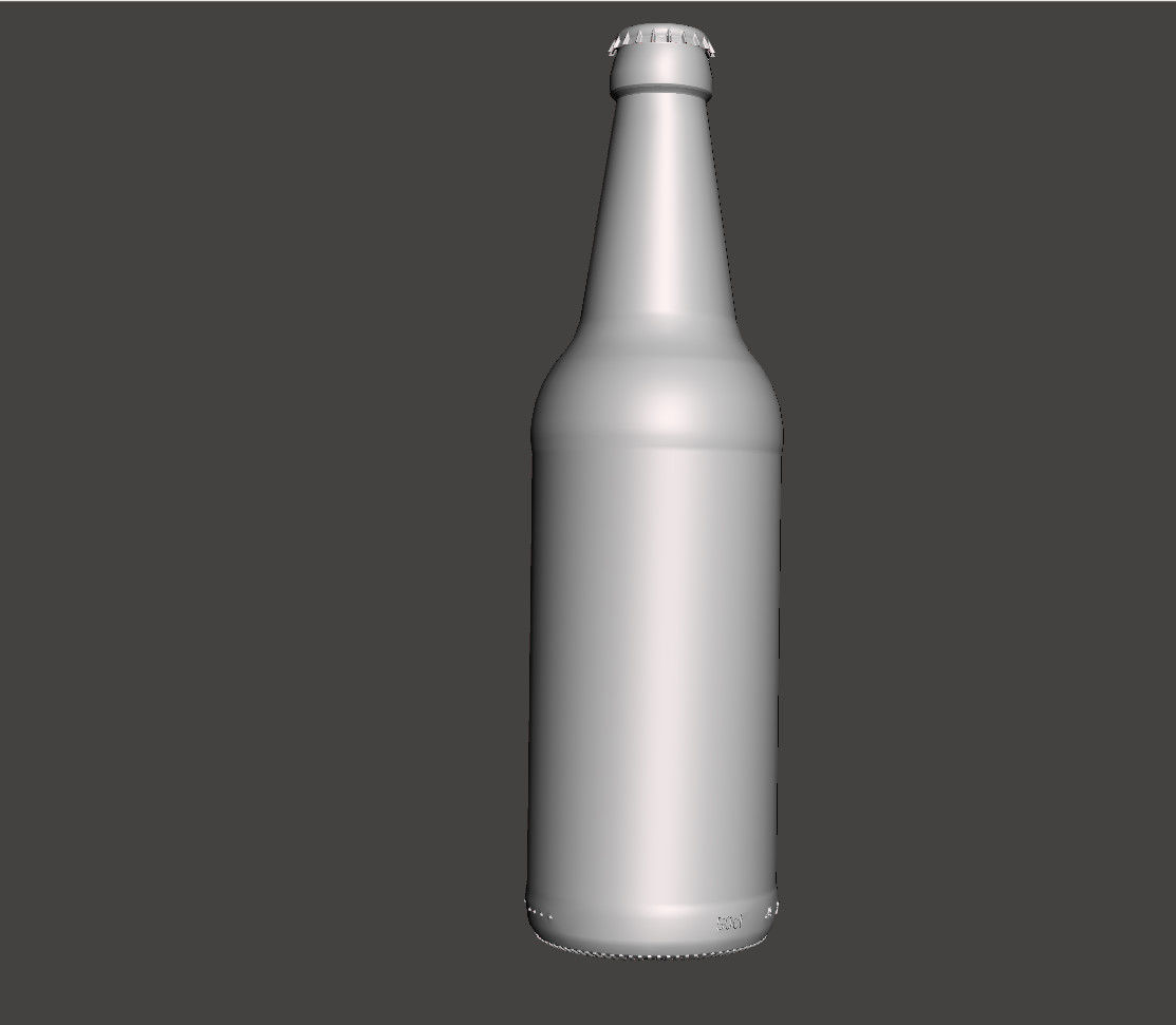 Branik Beer Bottle 3D model | CGTrader