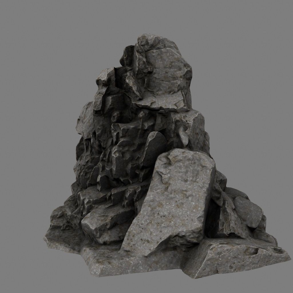 3D model rock cliff VR / AR / low-poly | CGTrader
