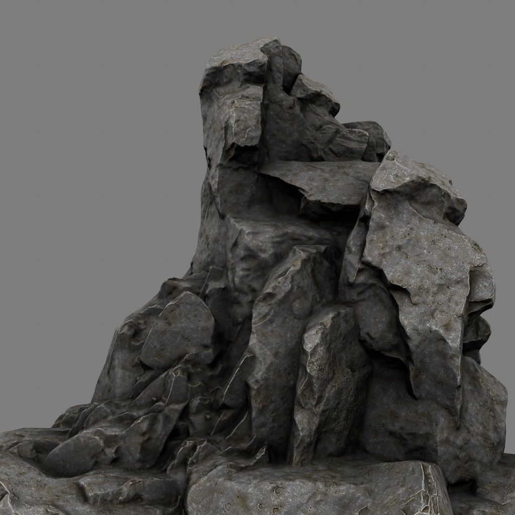 3D model rock cliff VR / AR / low-poly | CGTrader