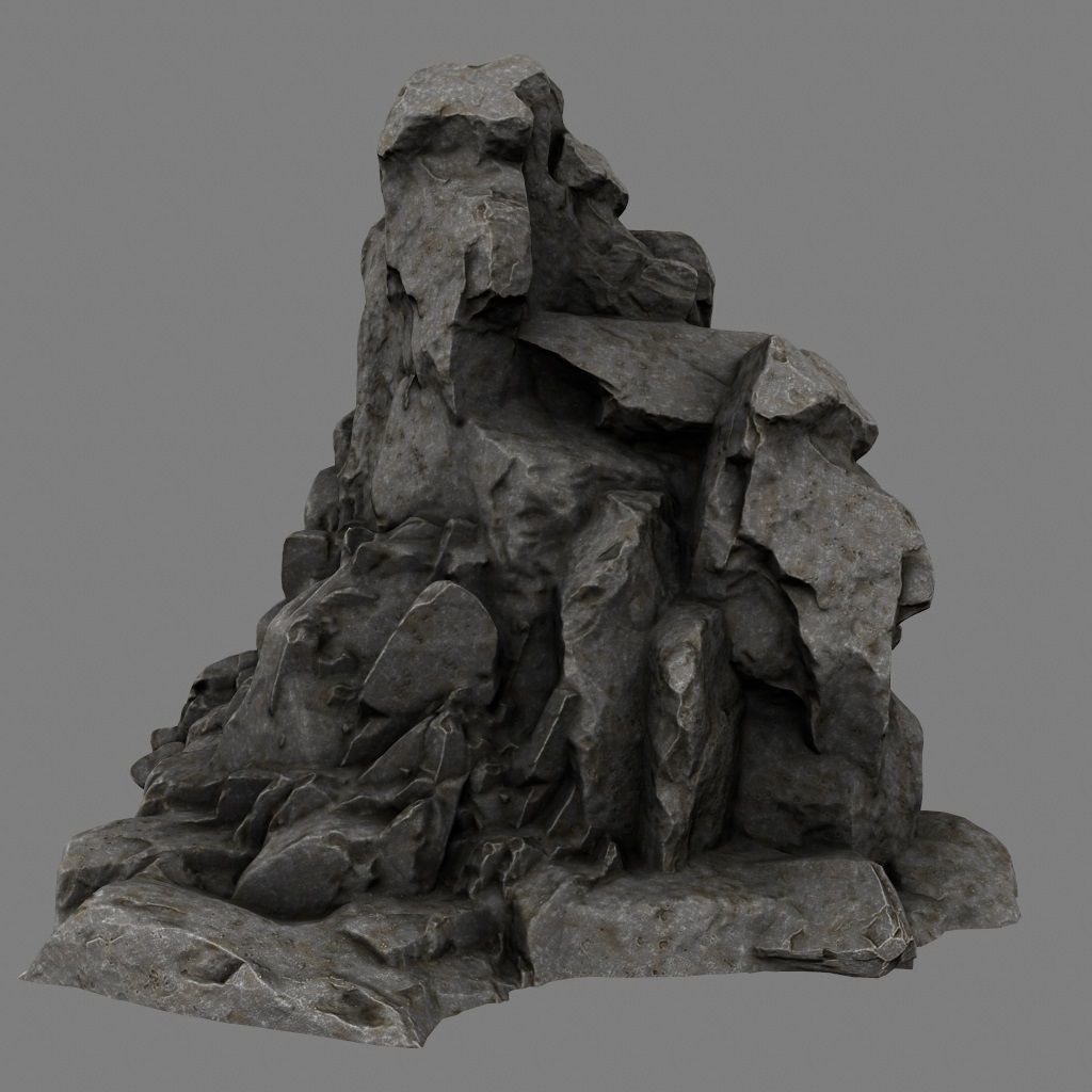 3D model rock cliff VR / AR / low-poly | CGTrader