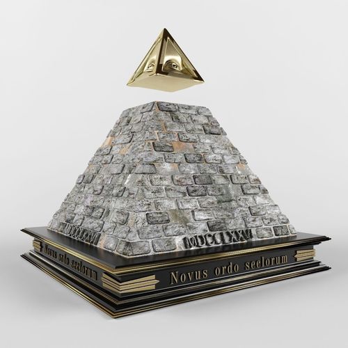 Illuminati pyramid 3D Model OBJ - CGTrader.com