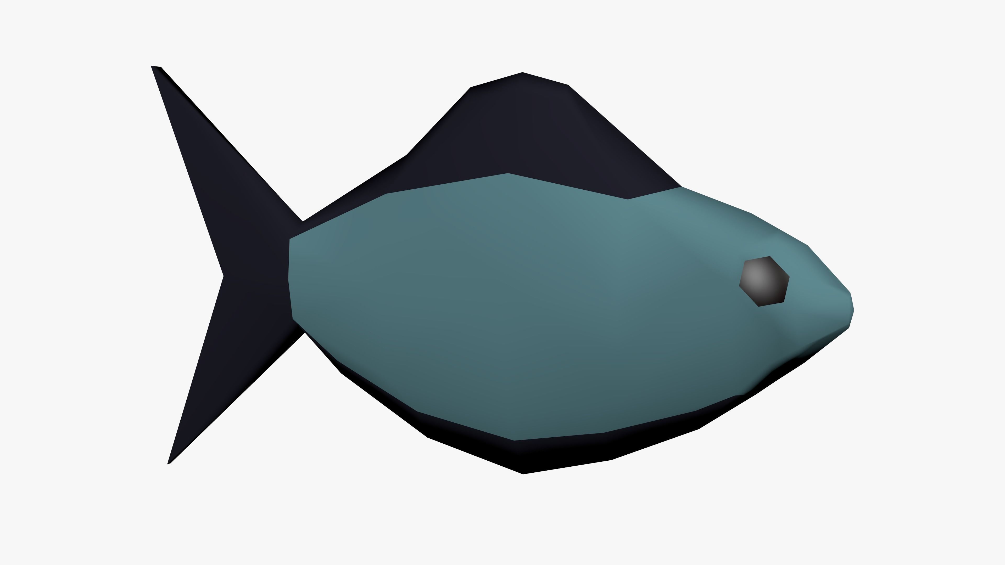 3D model Cartoon Lowpoly Fish VR / AR / low-poly | CGTrader