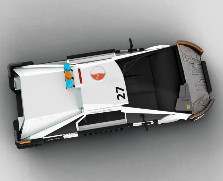 Blade Runner Police Car 3D model | CGTrader