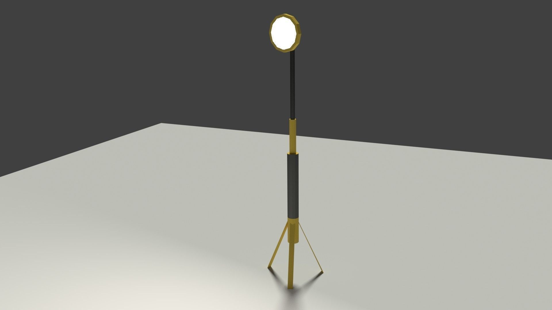 3D model Low Poly Industrial Light VR / AR / low-poly | CGTrader