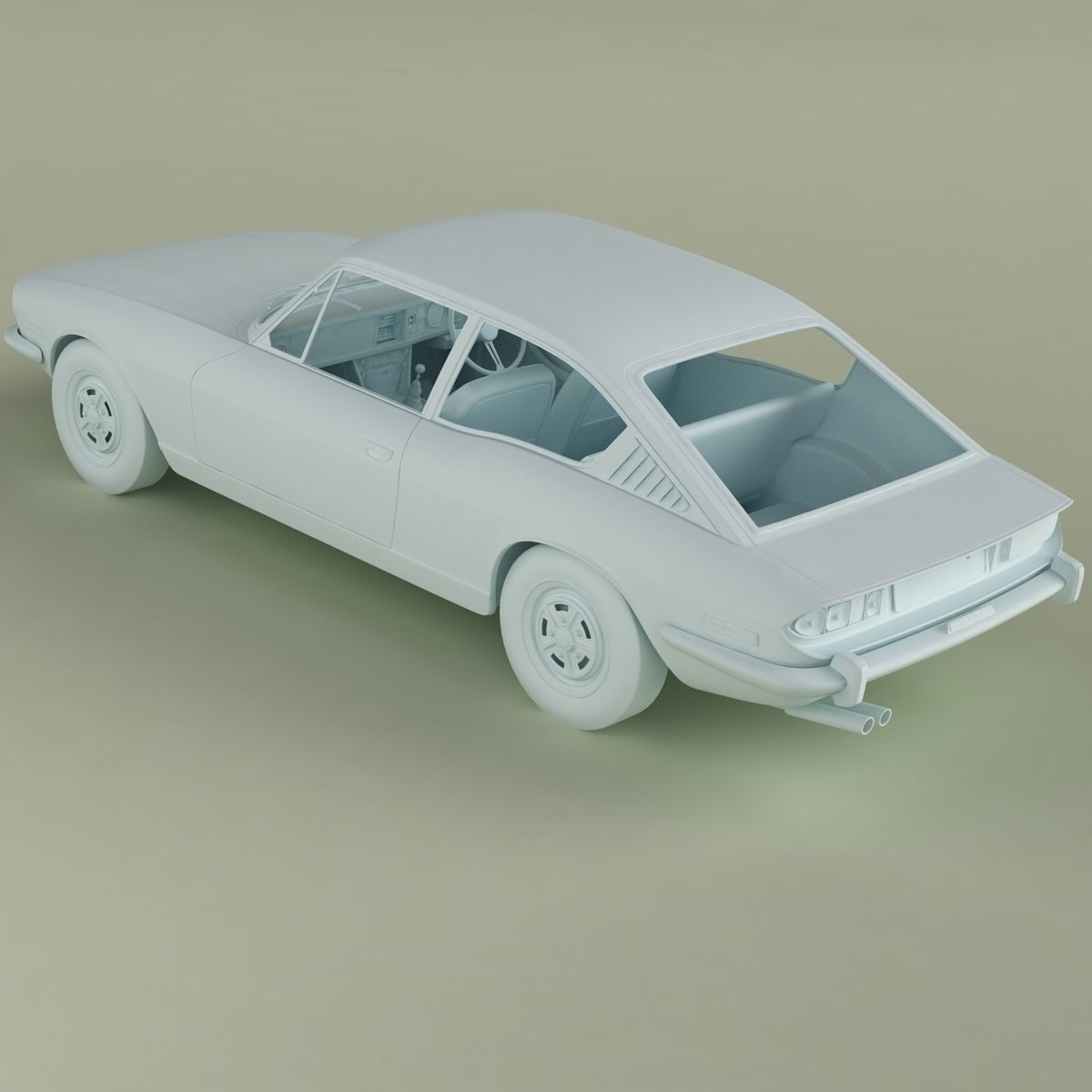 Triumph Stag Fastback prototype 3D model | CGTrader