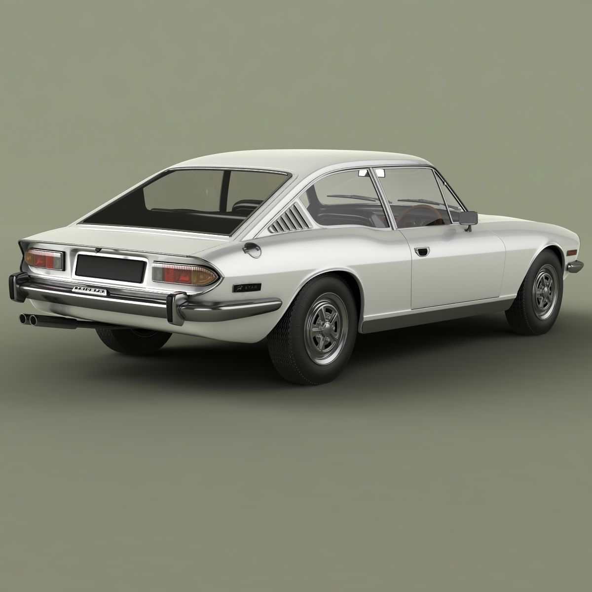 Triumph Stag Fastback prototype 3D model | CGTrader