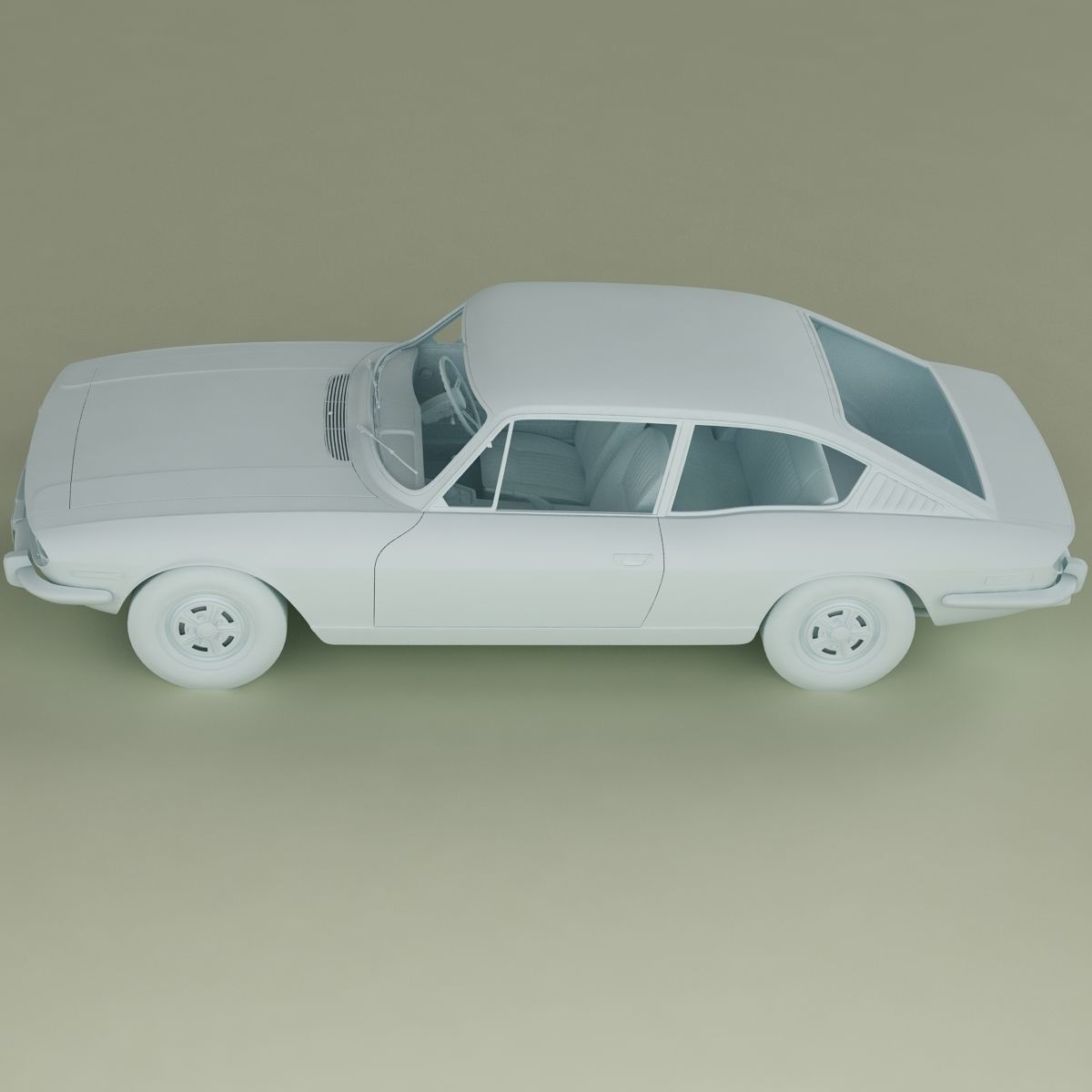 Triumph Stag Fastback prototype 3D model | CGTrader