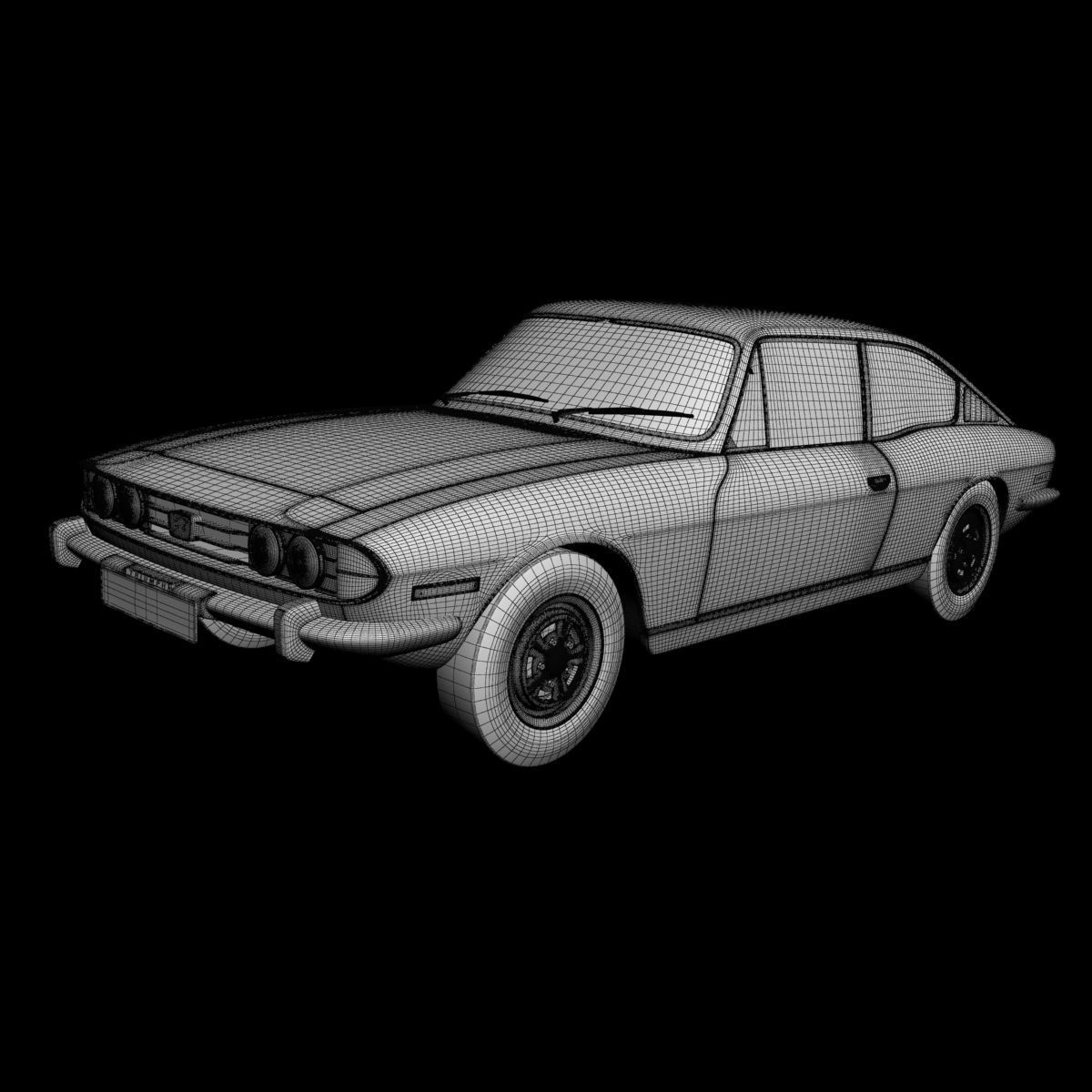 Triumph Stag Fastback prototype 3D model | CGTrader