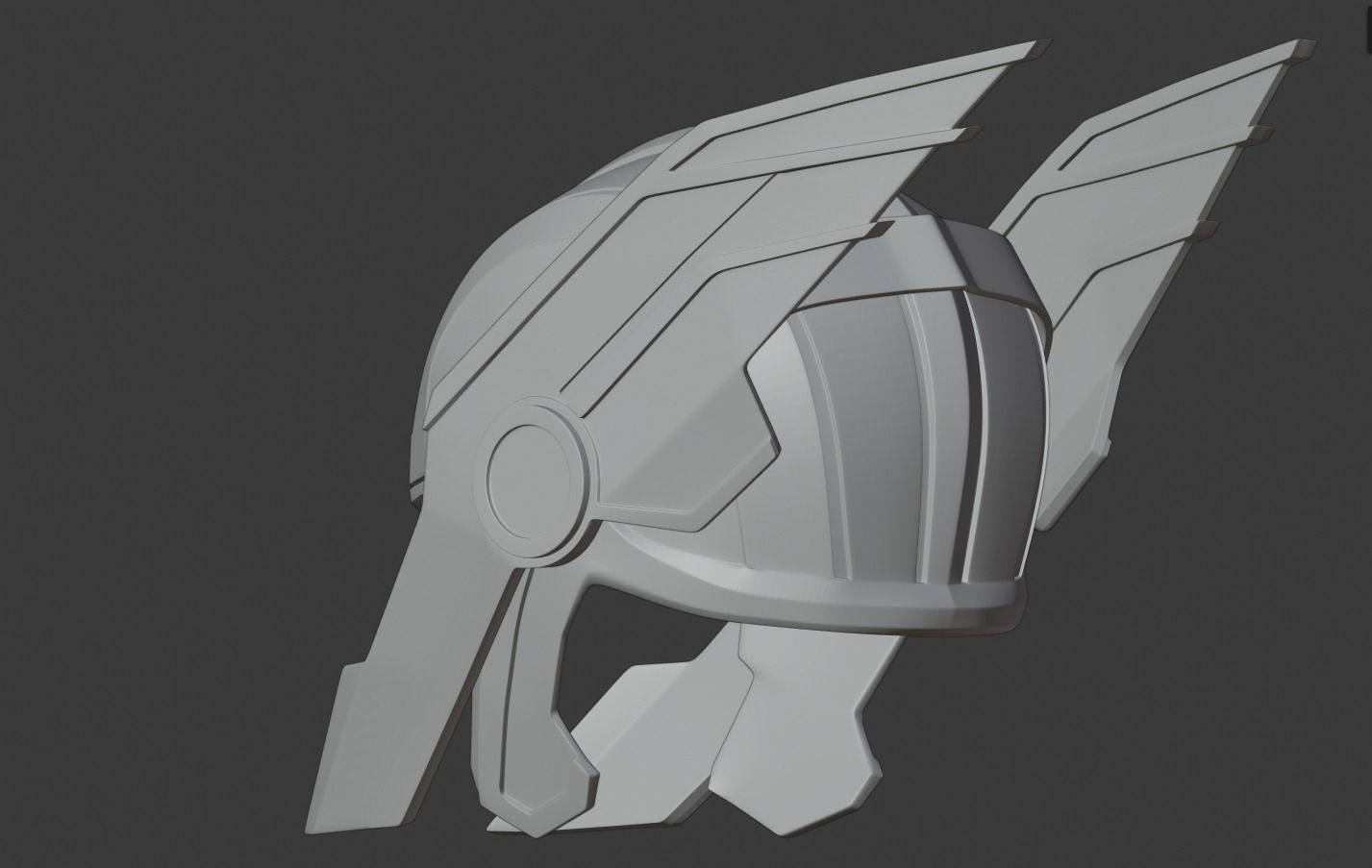 Thor helmet Thor 3 ragnarok 3D model 3D printable | CGTrader