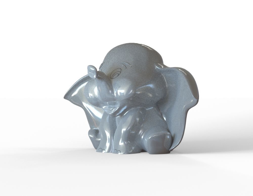 Dumbo sculpture 3D model 3D printable | CGTrader