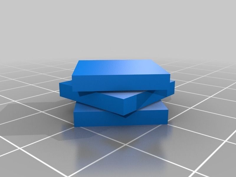 HIPS PVA dissolvable material pivot test free 3D model 3D printable ...