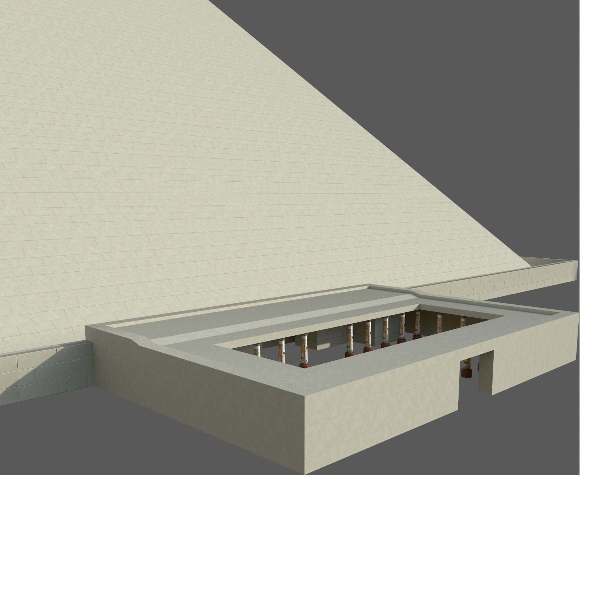 3D model Pyramid of Cheops VR / AR / low-poly | CGTrader