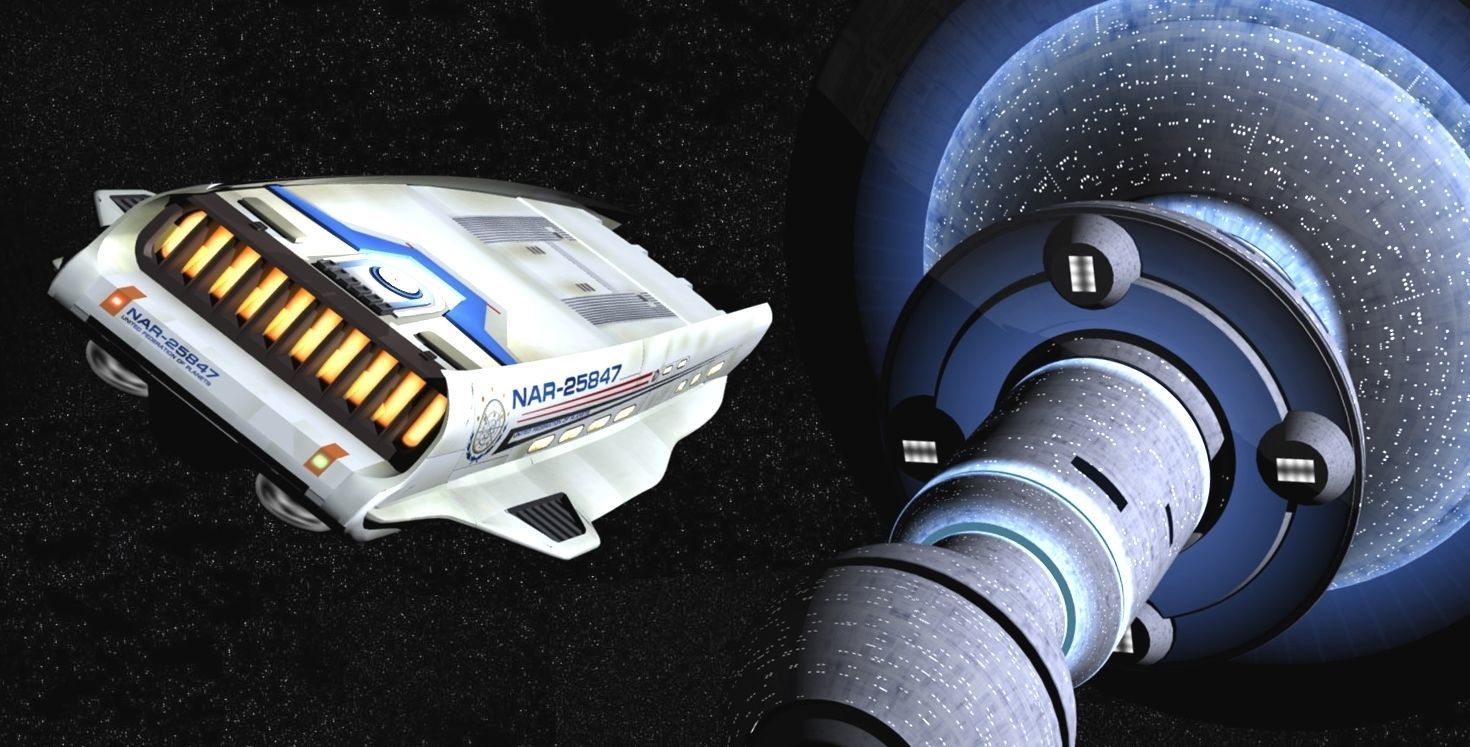 STAR-TREK EXECTIVE-CLASS SHUTTLE 2Way Texture 1Parts model 3D model ...