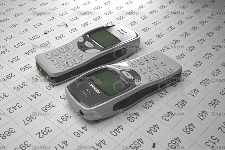 3D model Nokia 3210 Mobile Phone 3D Model VR / AR / low-poly | CGTrader