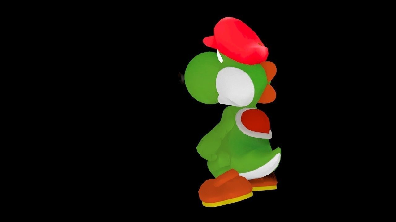 Yoshi -Super Mario Odyssey free 3D model animated | CGTrader