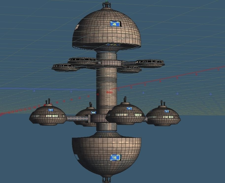 STAR-TREK Mars Utopia Planitia Fleet Yards Space-Station free 3D model ...