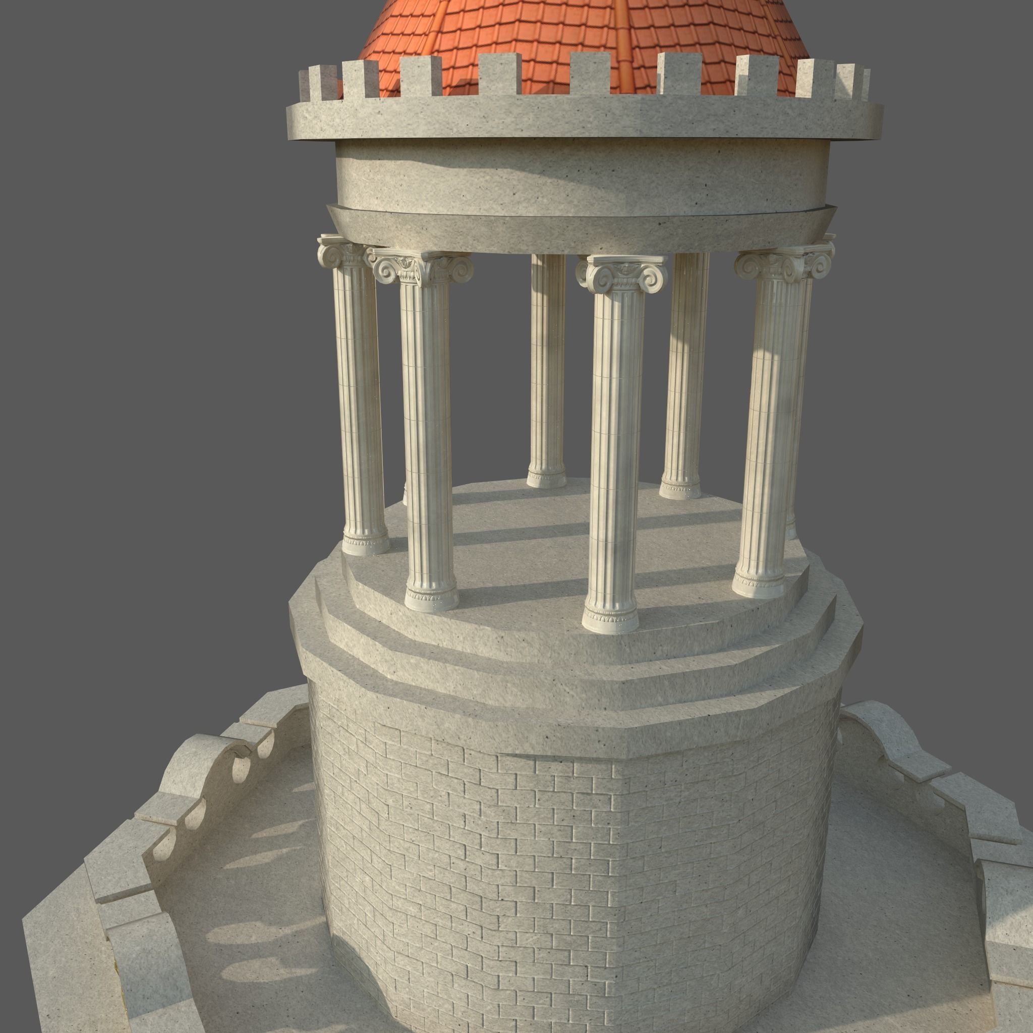 3D model Lighthouse of Alexandria VR / AR / low-poly | CGTrader