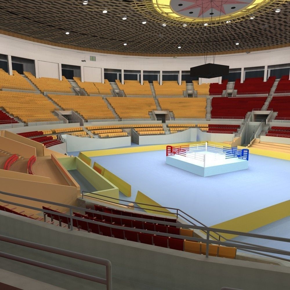 Boxing Arena 3D Model MAX OBJ FBX - CGTrader.com