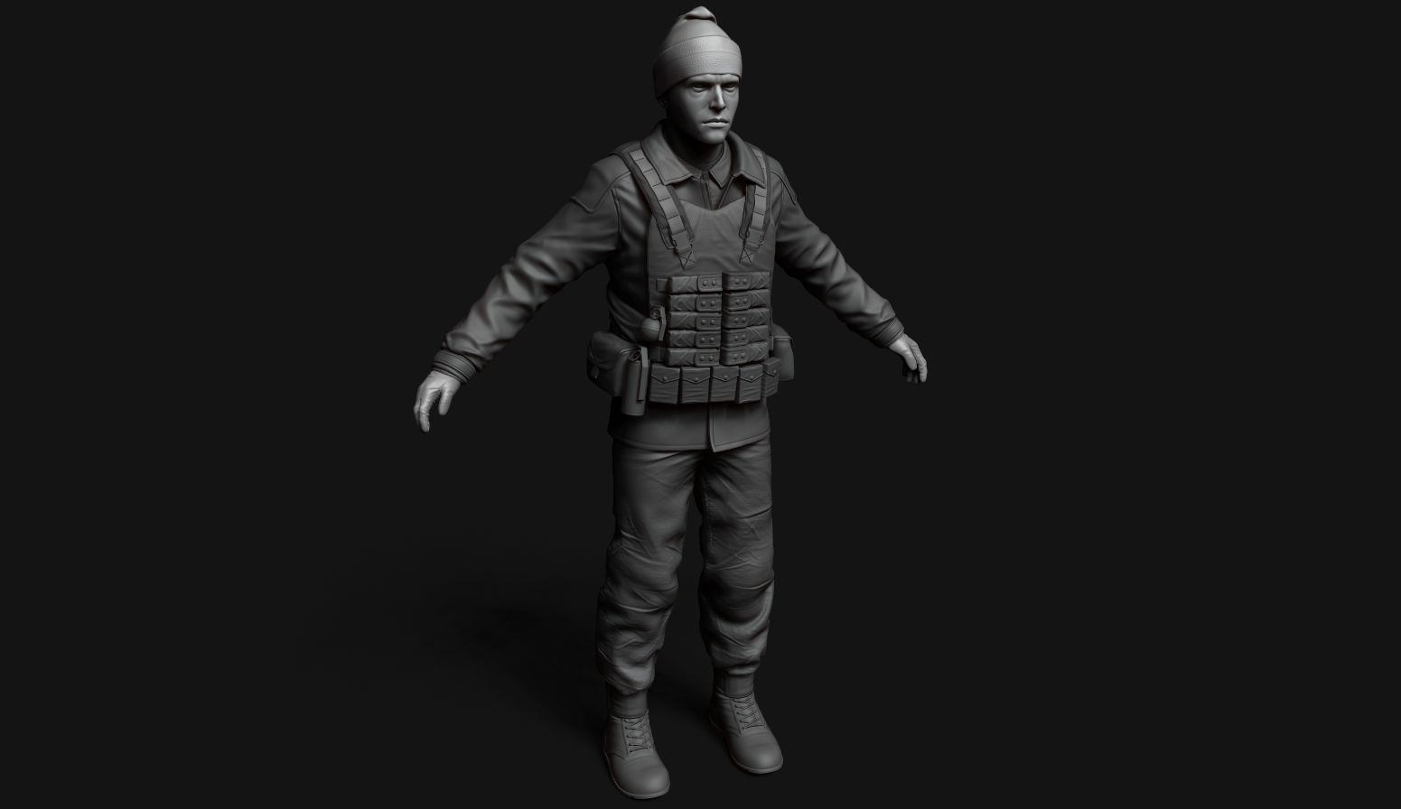 3D model Rigged Terrorist 3d model pack VR / AR / low-poly rigged ...