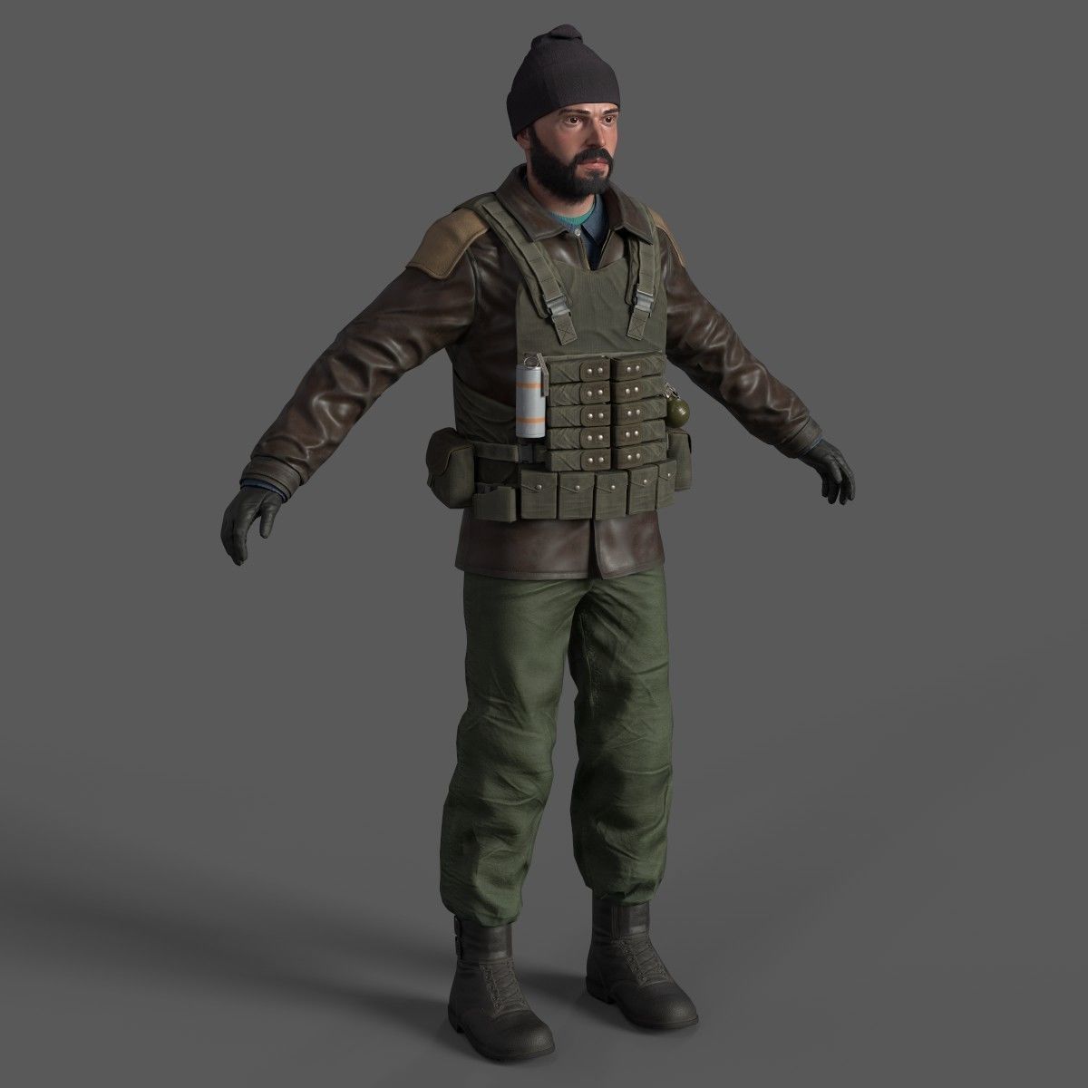 3D model Rigged Terrorist 3d model pack VR / AR / low-poly rigged ...