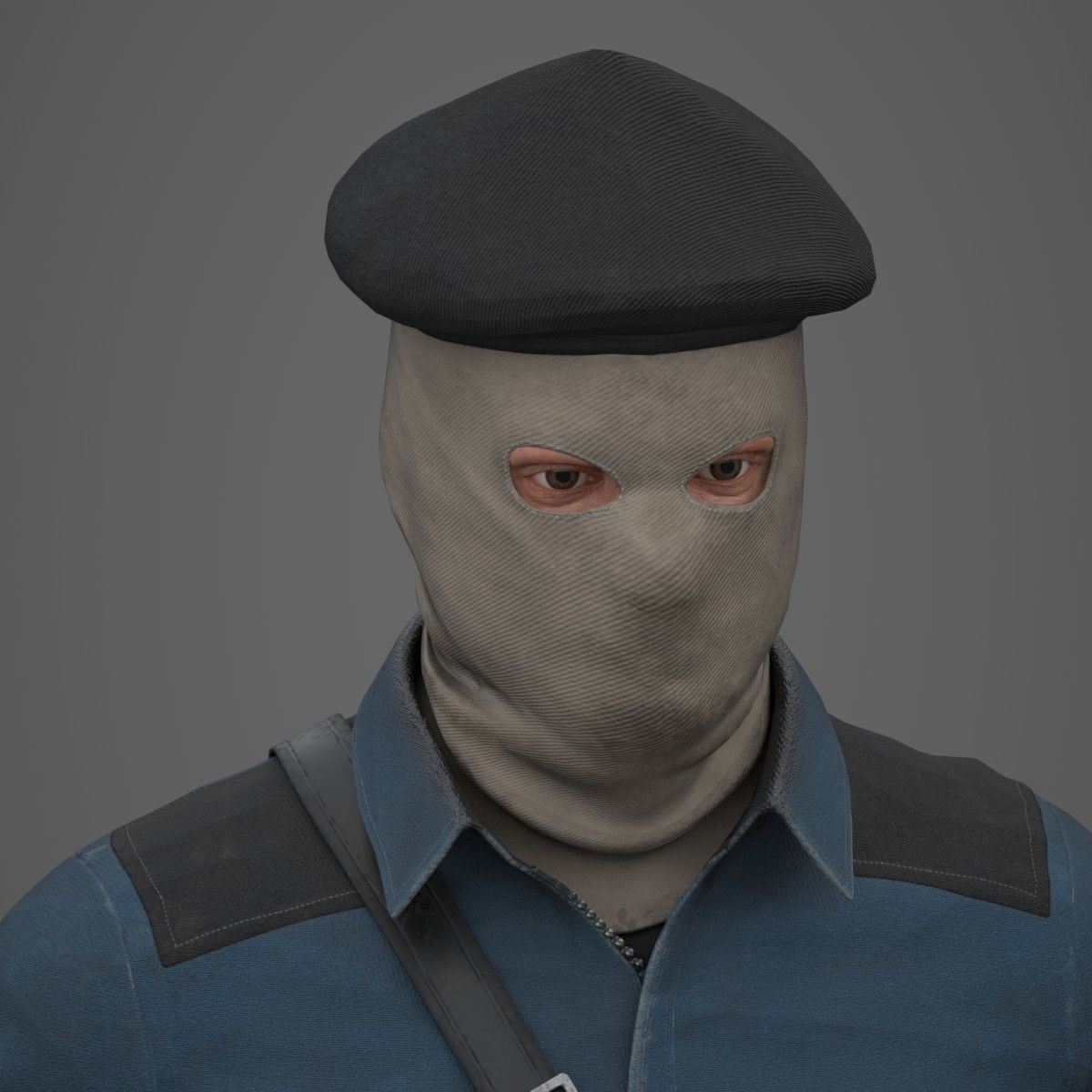 3D model Terrorist separatist 3d model pack VR / AR / low-poly animated ...