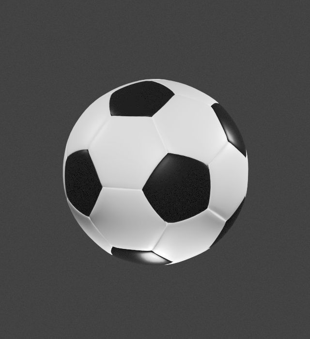 3D model Football with Grass VR / AR / low-poly | CGTrader