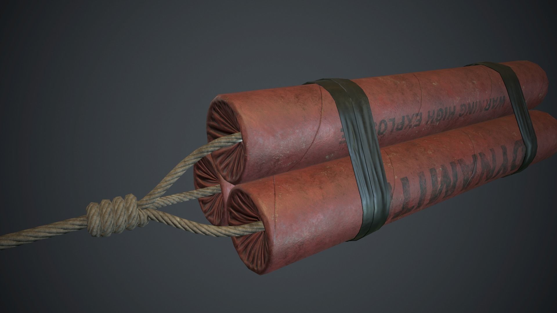 3D model 3 Dynamite Pack PBR Game Ready VR / AR / low-poly | CGTrader