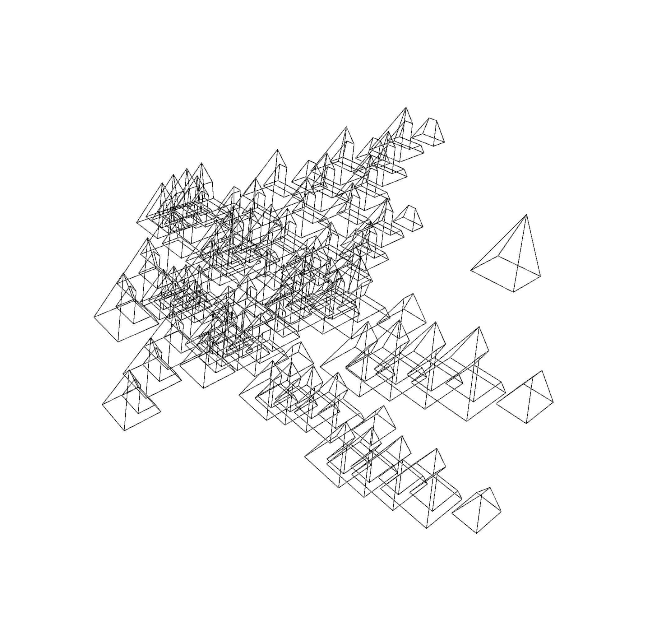 3D model Abstract triangles VR / AR / low-poly | CGTrader