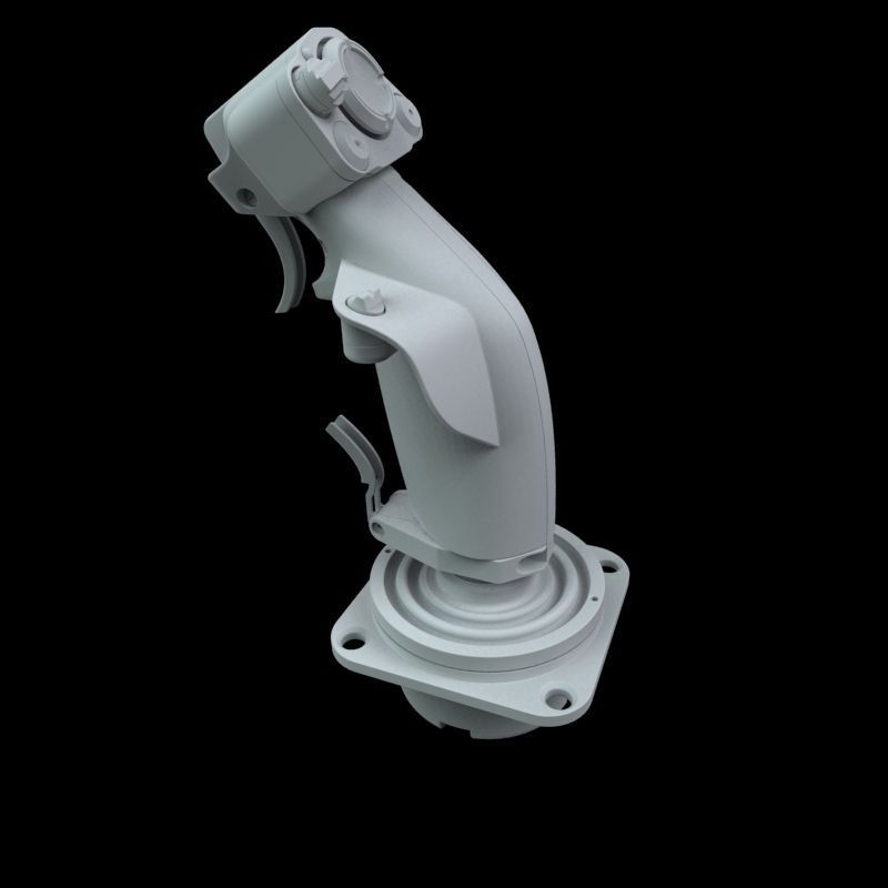 flightstick design free 3D Model .ige .igs .iges - CGTrader.com