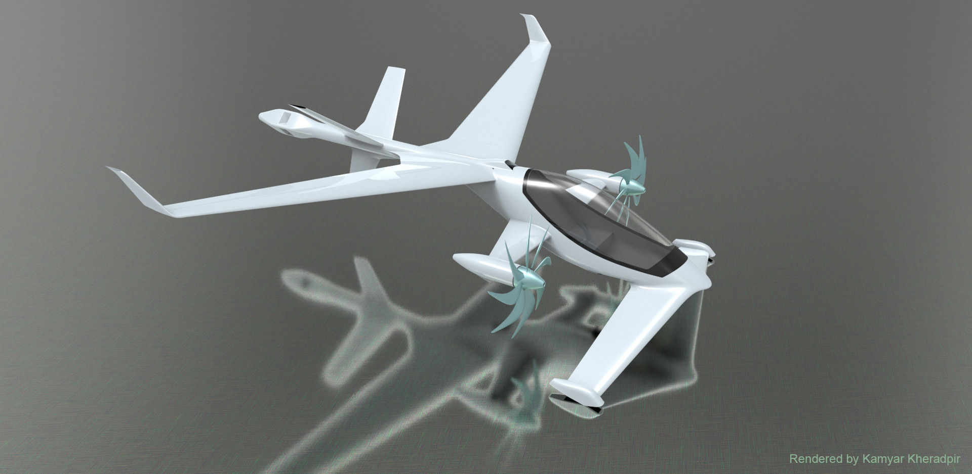 vtol concept free 3D model | CGTrader