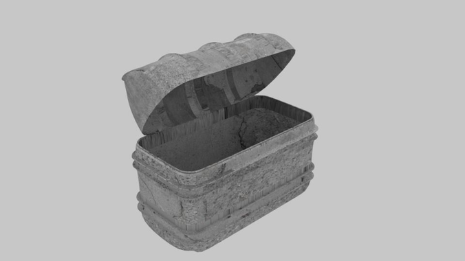 Stone Chest 3D model | CGTrader