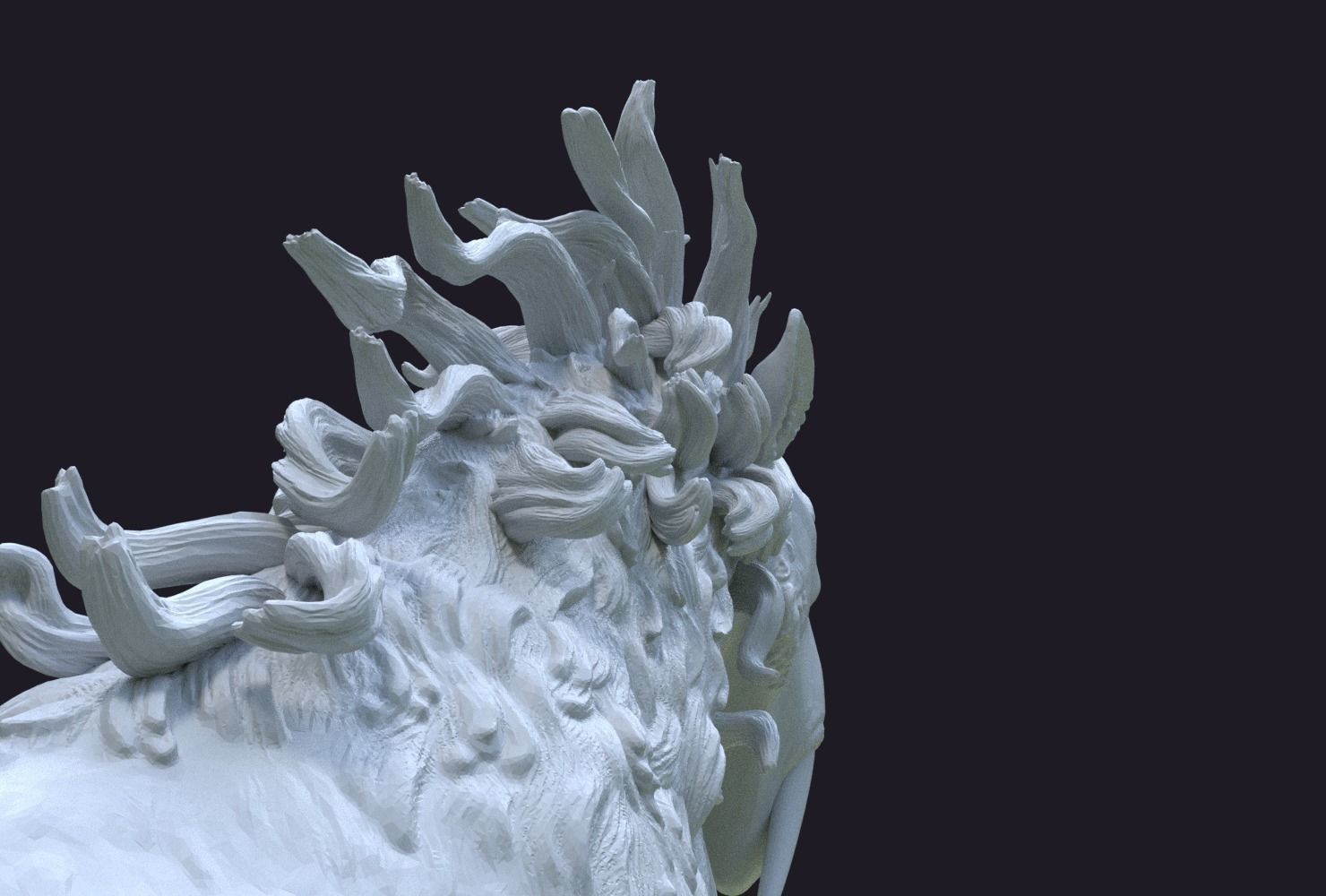 Fantasy Beast 3D model 3D printable | CGTrader