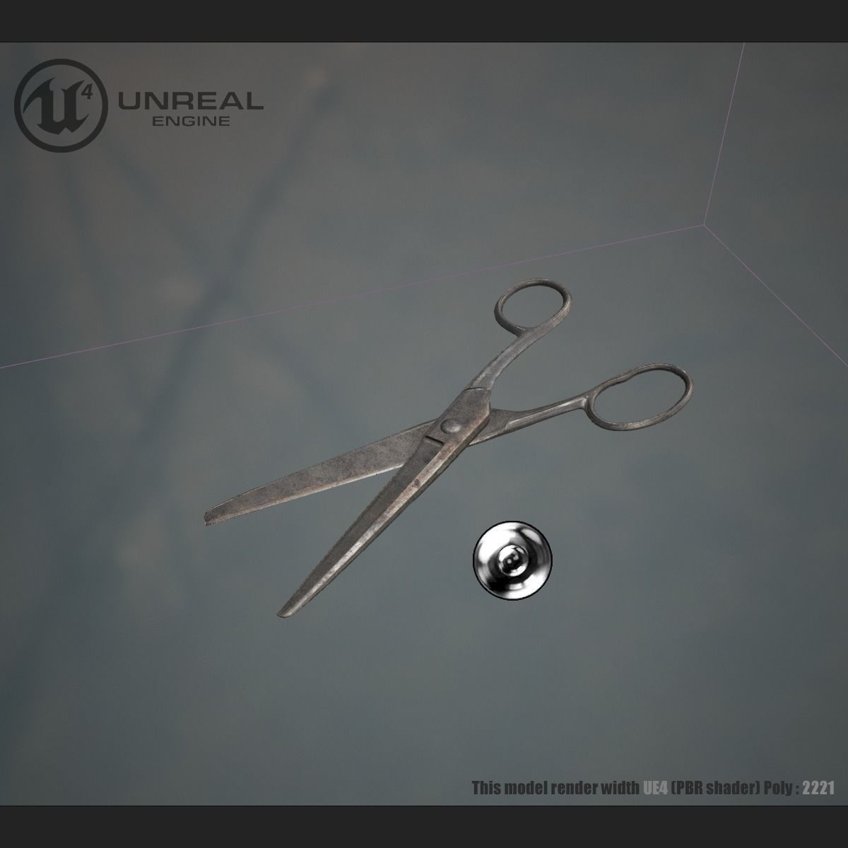 3D model Old Scissors VR / AR / low-poly | CGTrader