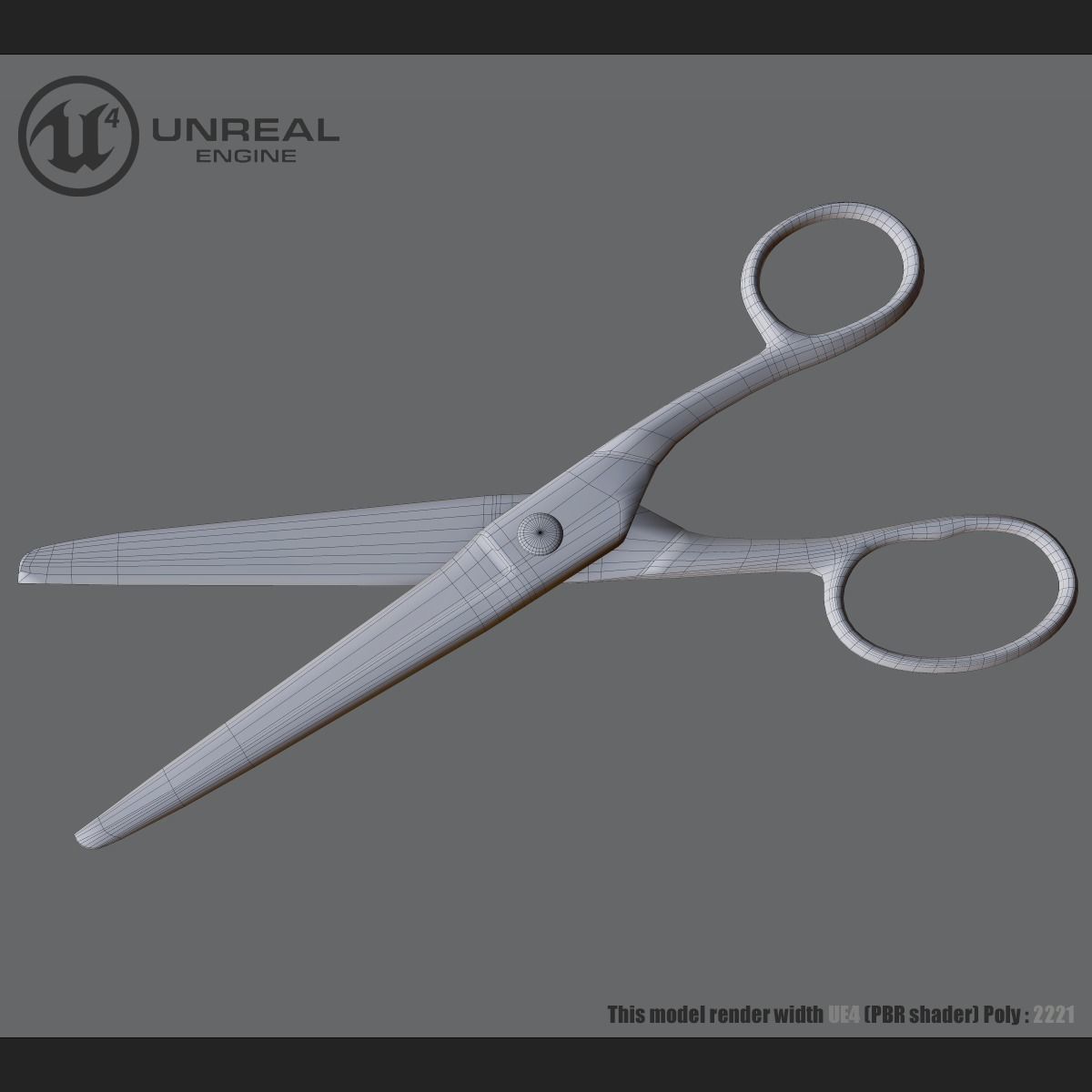 3D model Old Scissors VR / AR / low-poly | CGTrader