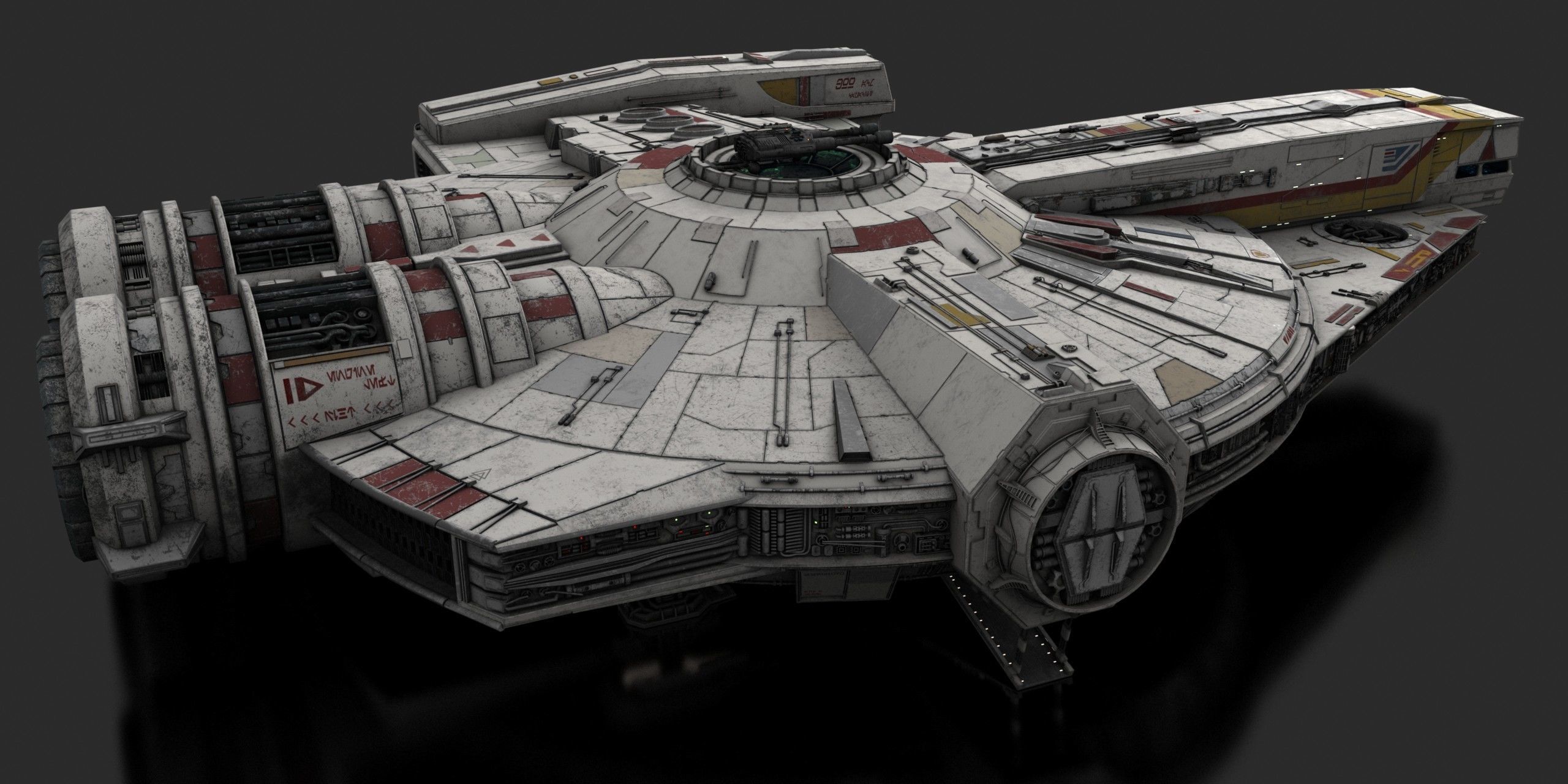 Corellian XS Freighter - Star Wars 3D model animated | CGTrader