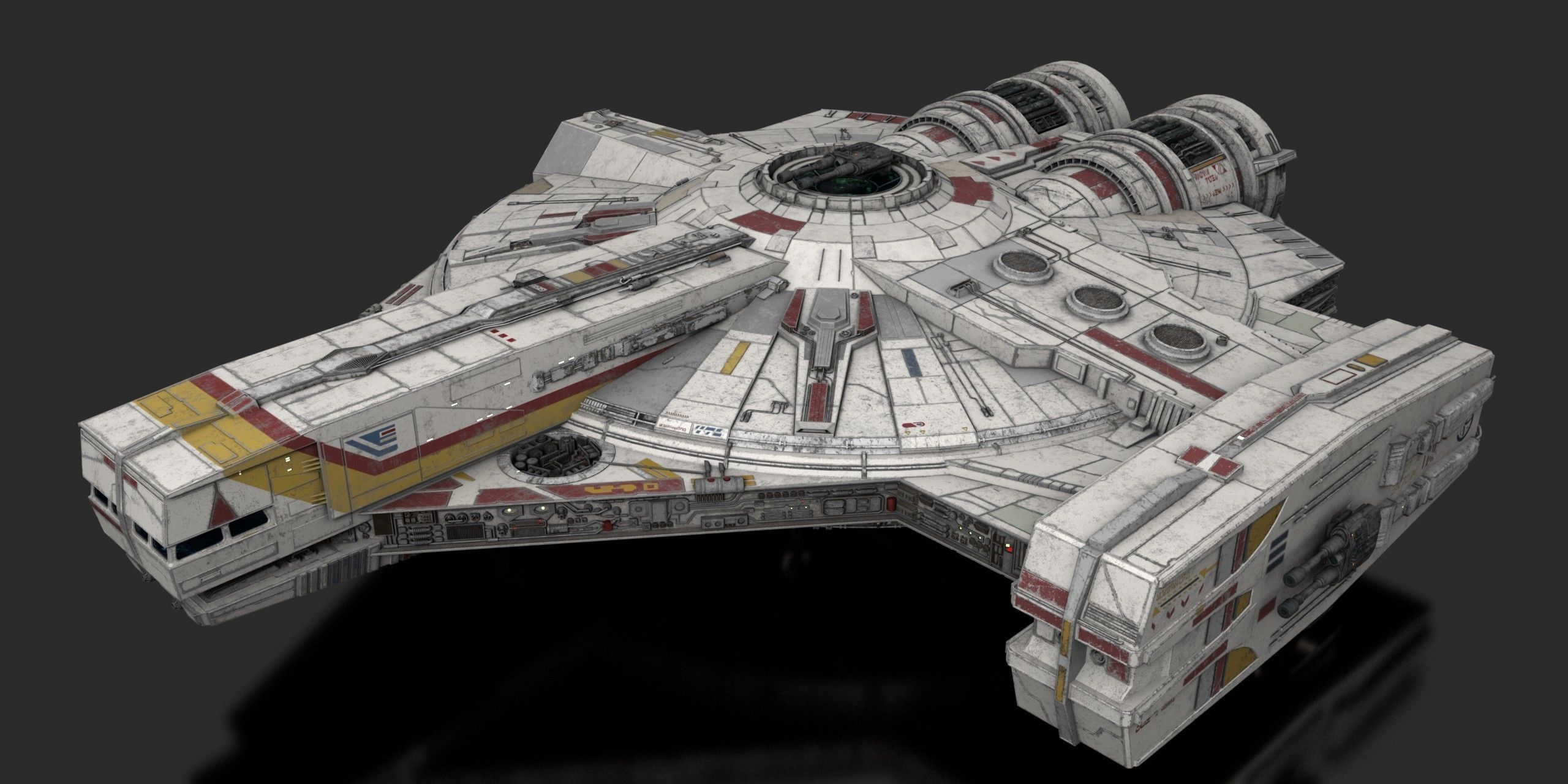 Corellian XS Freighter - Star Wars 3D model animated | CGTrader
