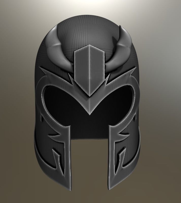 Magneto Helmet 3D model 3D printable | CGTrader