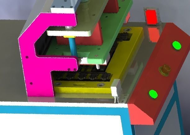 Plastic pressing machine 3D model | CGTrader