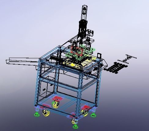 Plastic pressing machine 3D model | CGTrader