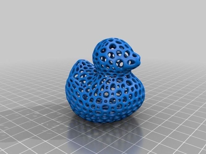 Rubber Duck - Voronoi Style free 3D Model 3D printable .stl - CGTrader.com